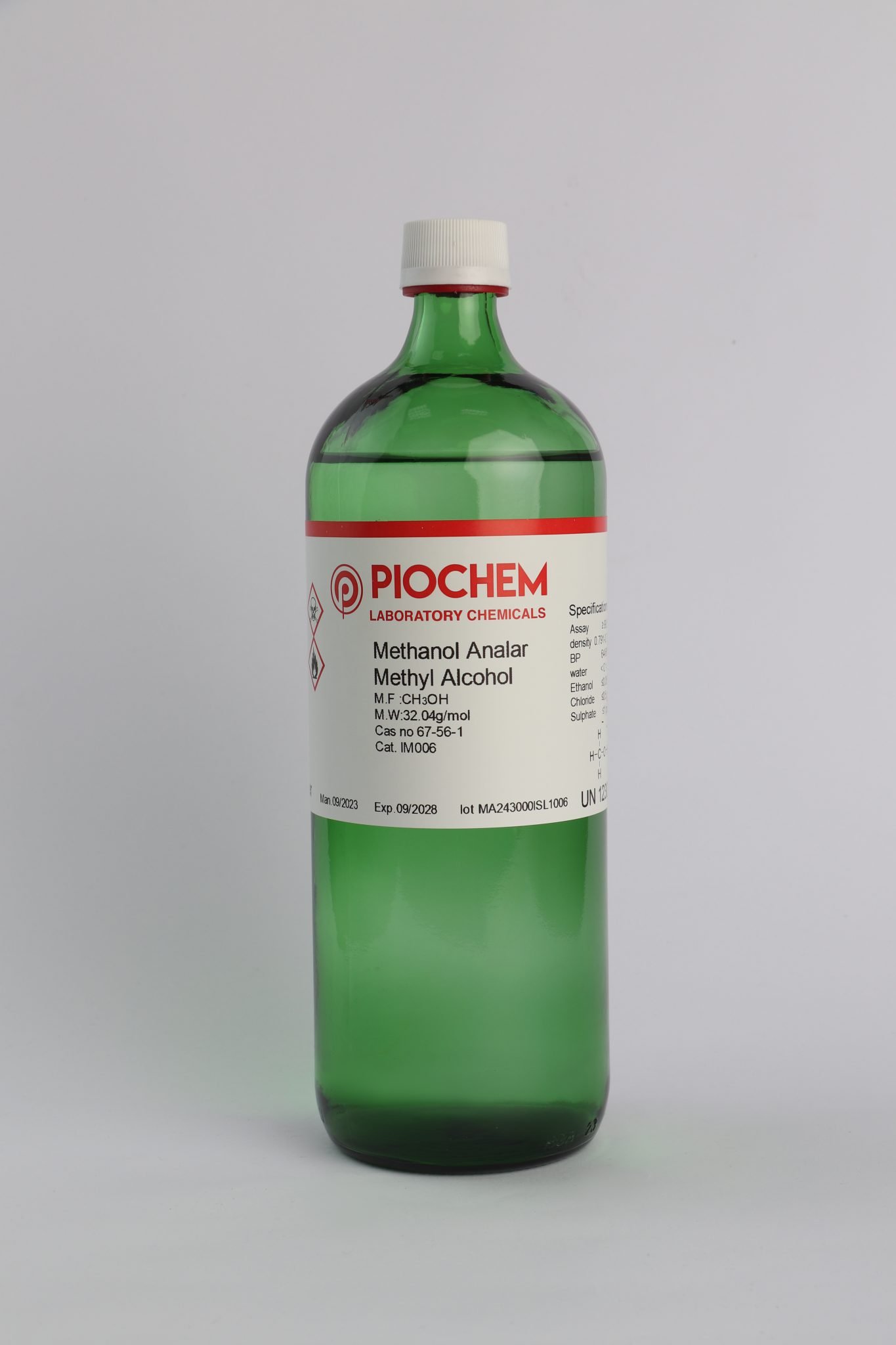 METHANOL ANALAR – Piochem