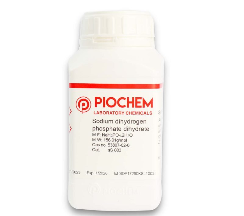 SODIUM DIHYDROGEN PHOSPHATE DIHYDRATE(monobasic),extra pure – Piochem